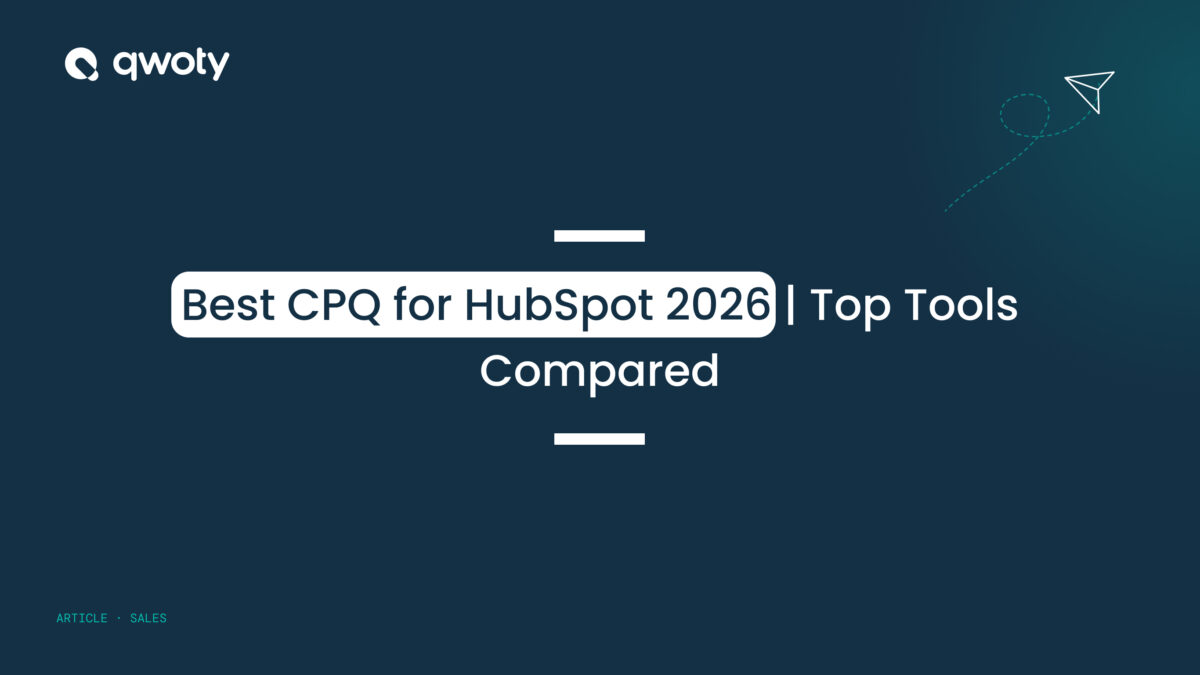 Best CPQ for HubSpot 2026 | Top Tools Compared
